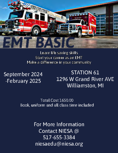 EMT Classes 2024-2025 - NIESA